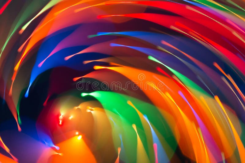 Abstract Picture of Bright Colored Dynamic Lights Stock Image - Image ...