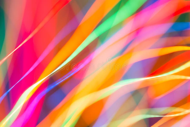 Abstract Picture of Bright Colored Dynamic Lights Stock Illustration ...