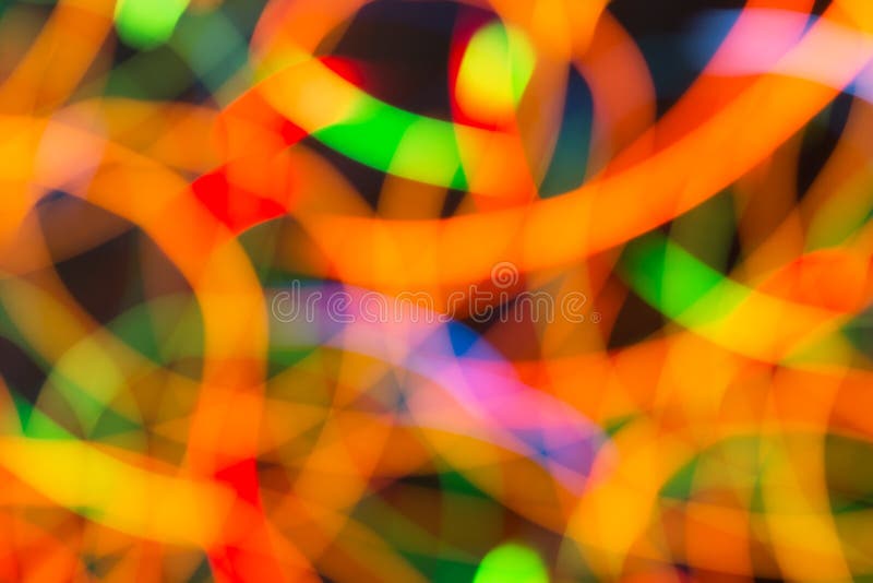 Abstract Picture of Bright Colored Dynamic Lights Stock Illustration ...