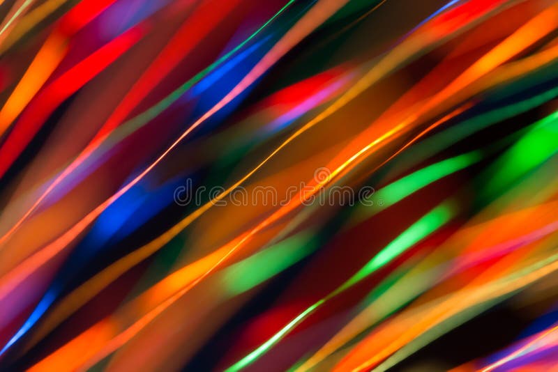 Abstract Picture of Bright Colored Dynamic Lights Stock Illustration ...