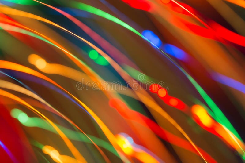 Abstract Picture of Bright Colored Dynamic Lights Stock Illustration ...