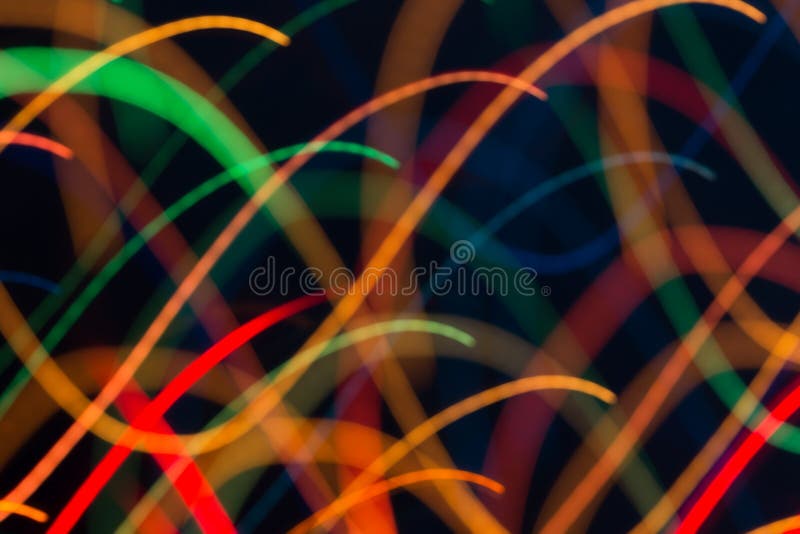 Abstract Picture of Bright Colored Dynamic Lights Stock Illustration ...