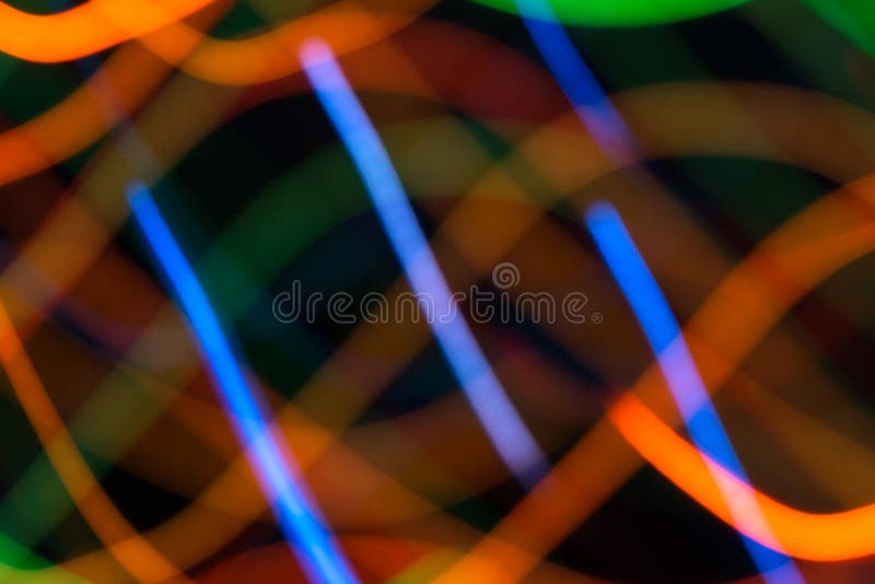Abstract Picture of Bright Colored Dynamic Lights Stock Photo - Image ...
