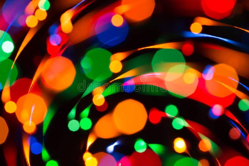 Abstract Picture of Bright Colored Dynamic Lights Stock Photo - Image ...