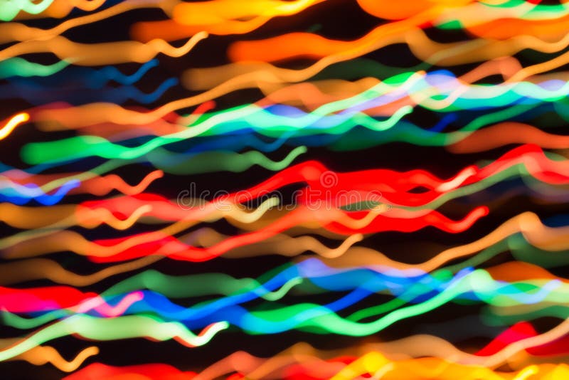 Abstract Picture of Bright Colored Dynamic Lights Stock Image - Image ...