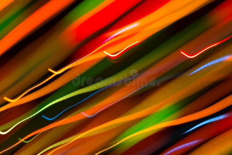 Abstract Picture of Bright Colored Dynamic Lights Stock Image - Image ...