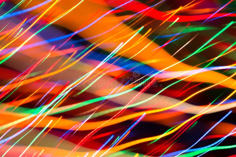 Abstract Picture of Bright Colored Lights Stock Image - Image of ...