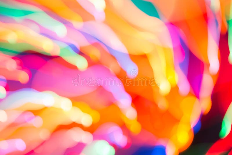 Abstract Picture of Bright Colored Lights Stock Photo - Image of ...