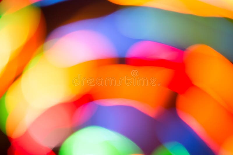 Abstract Picture of Bright Colored Lights Stock Image - Image of ...