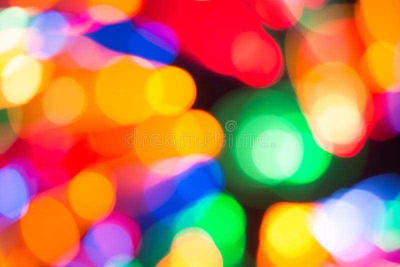 Abstract Picture of Bright Colored Lights Stock Photo - Image of ...