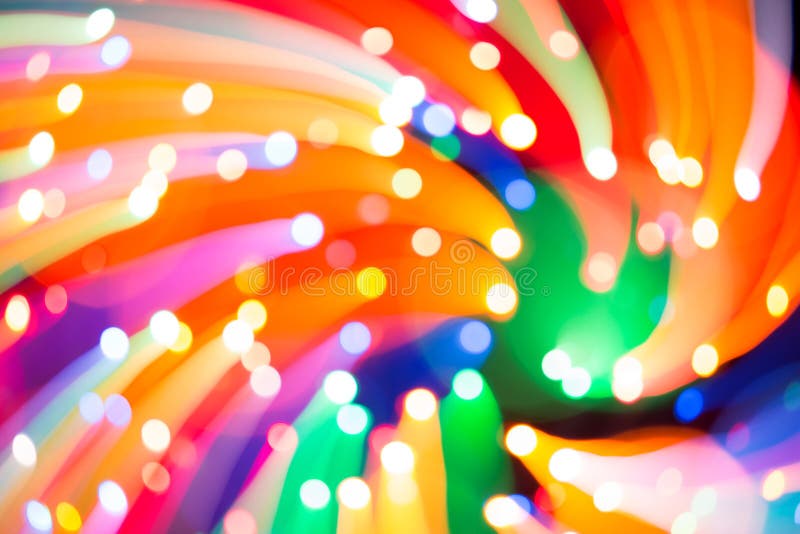 Abstract Picture of Bright Colored Lights Stock Image - Image of ...