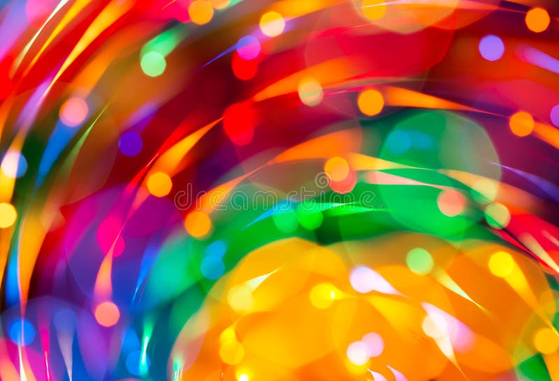 Abstract Picture of Bright Colored Lights Stock Image - Image of ...