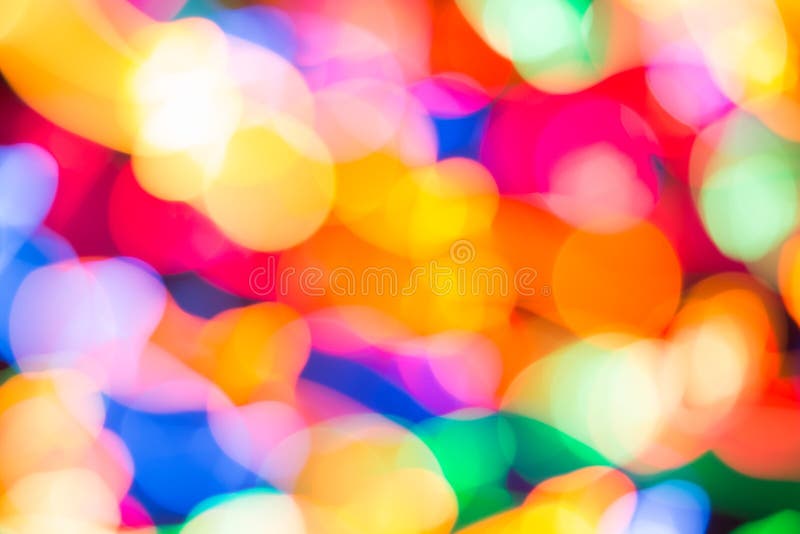 Abstract Picture of Bright Colored Lights Stock Photo - Image of ...