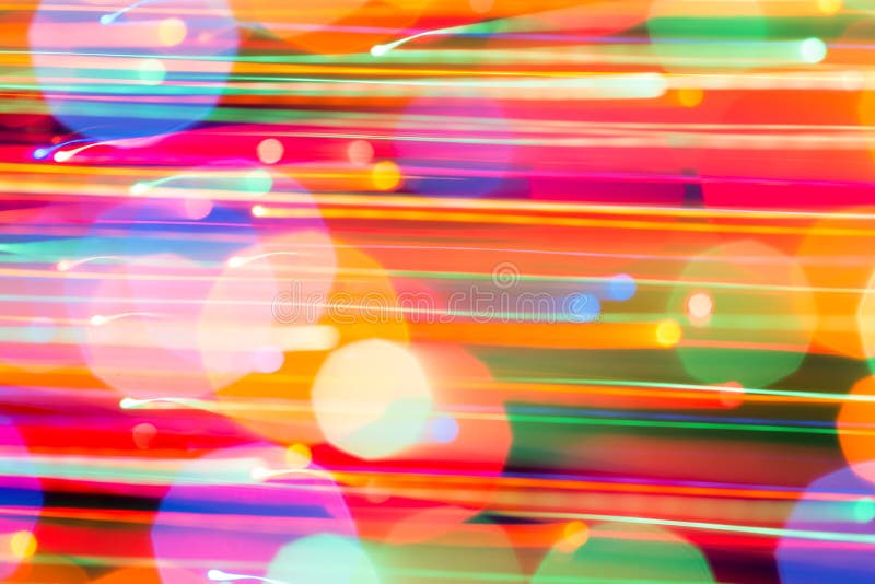 Abstract Picture of Bright Colored Lights Stock Image - Image of flight ...