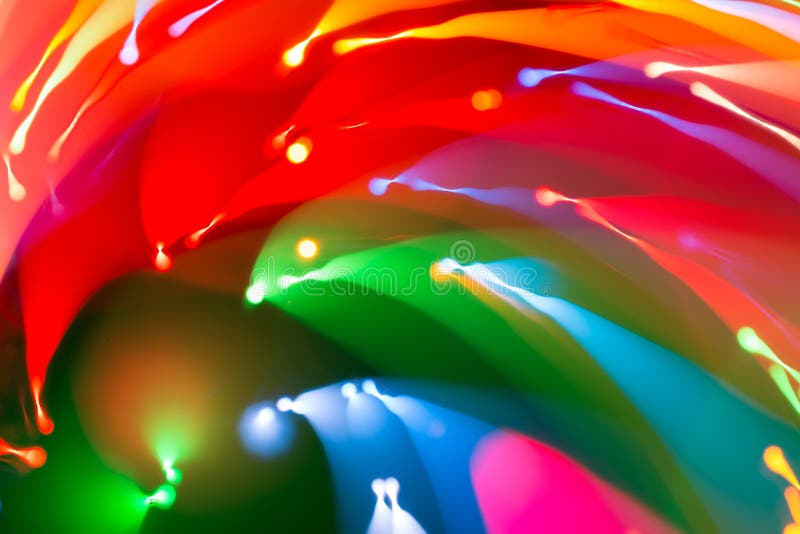 Abstract Picture of Bright Colored Lights Stock Photo - Image of ...