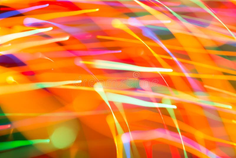 Abstract Picture of Bright Colored Lights Stock Photo - Image of flight ...