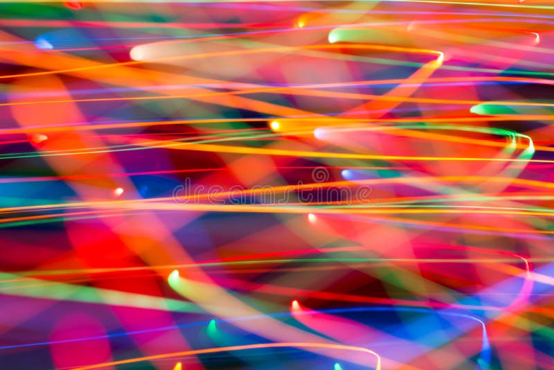 Abstract Picture of Bright Colored Lights Stock Photo - Image of ...