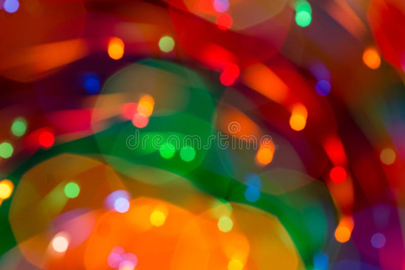 Abstract Picture of Bright Colored Lights Stock Image - Image of ...