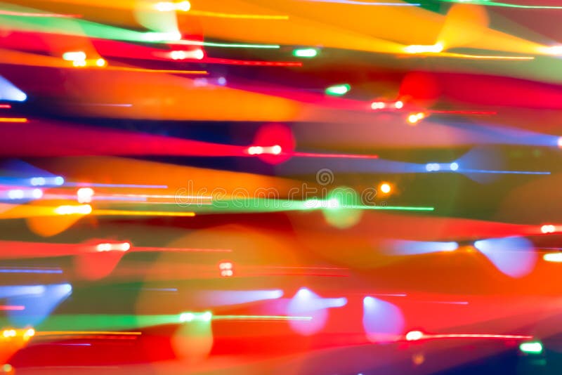 Abstract Picture of Bright Colored Lights Stock Photo - Image of design ...
