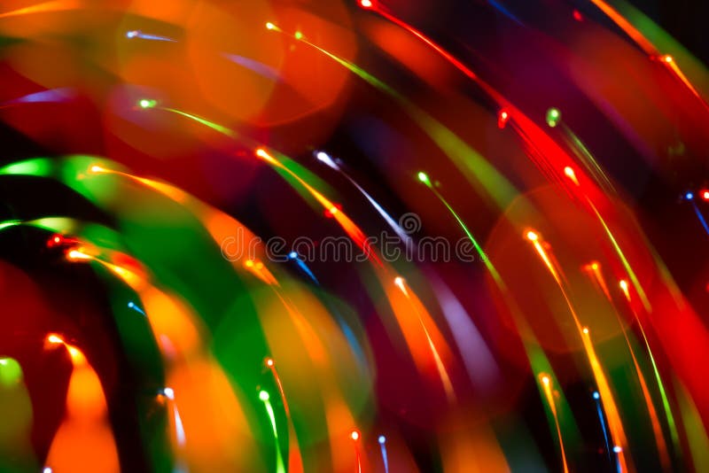 Abstract Picture of Bright Colored Lights Stock Image - Image of fire ...