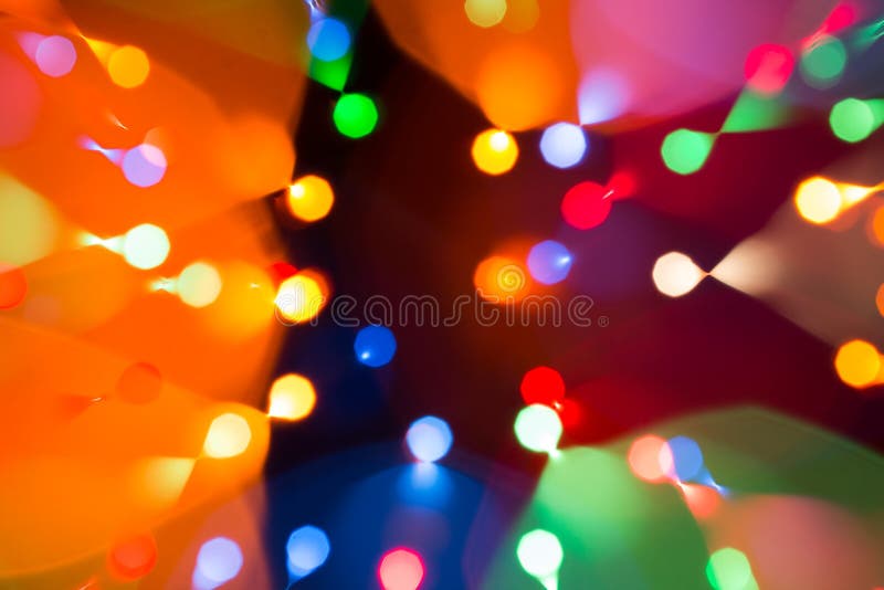 Abstract Picture of Bright Colored Lights Stock Photo - Image of ...