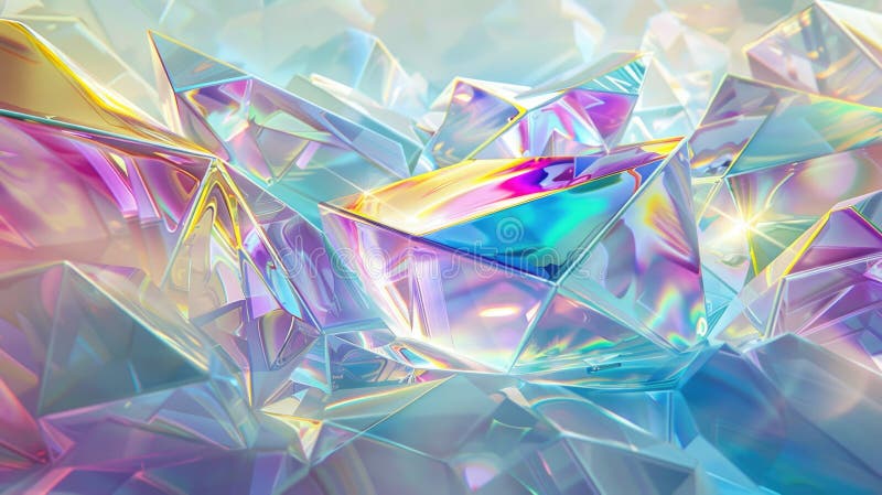 Abstract Picture of Colorful Luxurious Gem Patterns with Complex ...