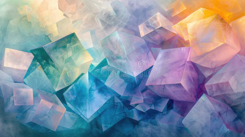Abstract Picture of Colorful Luxurious Gem Patterns with Complex ...