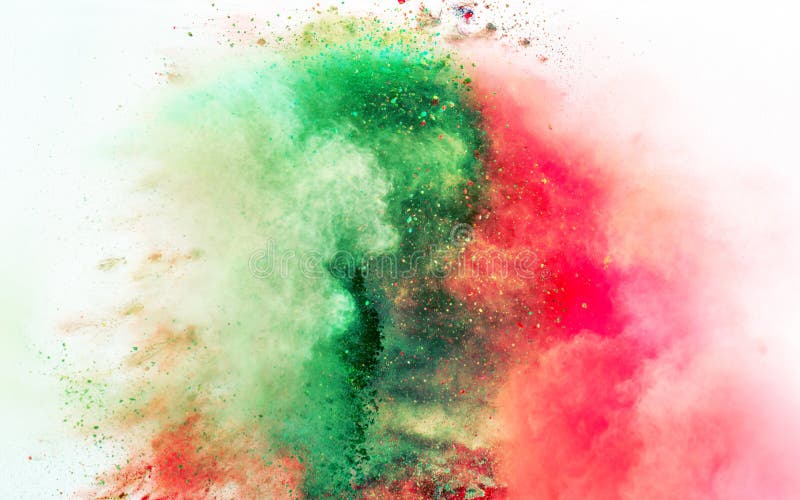 Abstract Picture of Colorful Powder Splash Stock Photo - Image of burst ...