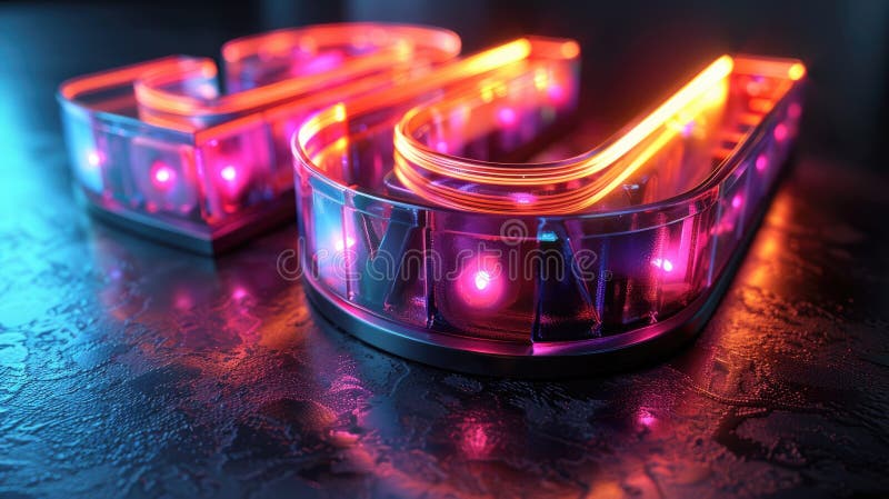 Abstract Picture of Isolated Alphabet Layout Designed with Visual ...