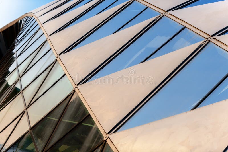 Abstract Picture of a Modern Building Stock Image - Image of ...