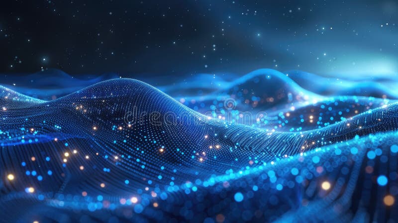 Abstract Picture of Particle and Wave with Sense of Energetic Design ...