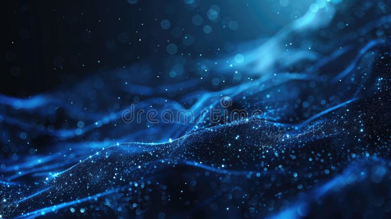 Abstract Picture of Particle and Wave with Sense of Energetic Design ...