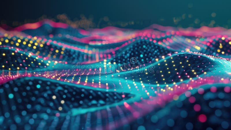 Abstract Picture of Particle and Wave with Sense of Energetic Design ...