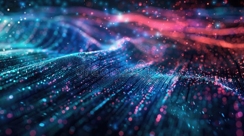 Abstract Picture of Particle and Wave with Sense of Energetic Design ...