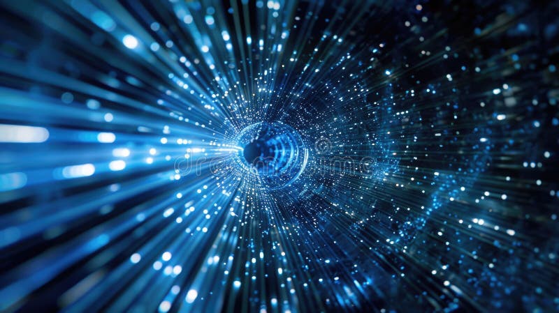 Abstract Picture of Particle and Wave with Sense of Energetic Design ...