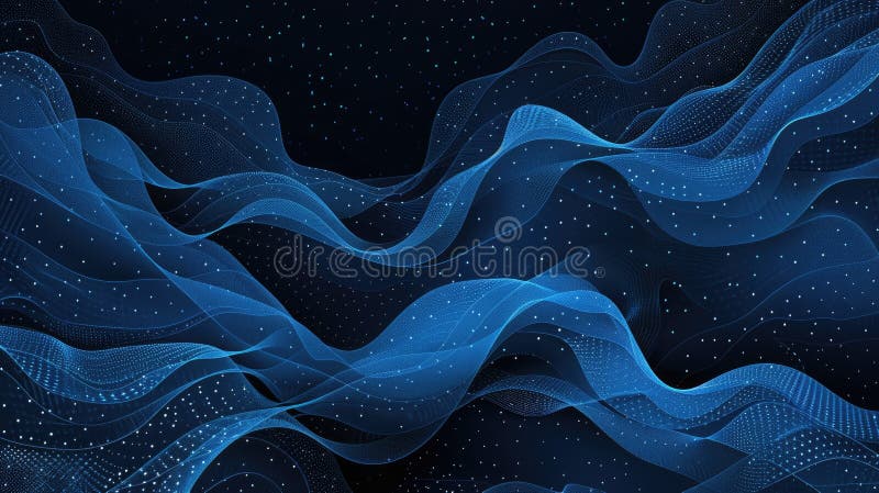 Abstract Picture of Particle and Wave with Sense of Energetic Design ...