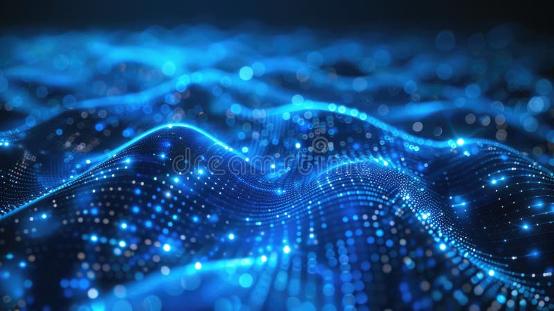 Abstract Picture of Particle and Wave with Sense of Energetic Design ...