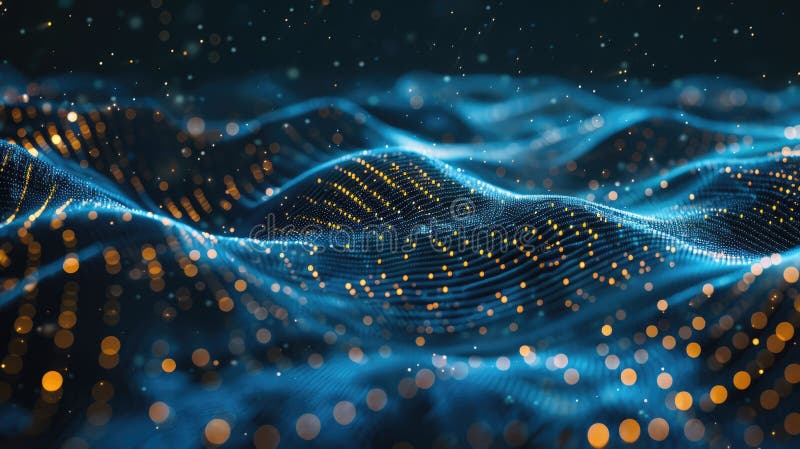 Abstract Picture of Particle and Wave with Sense of Energetic Design ...