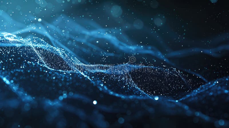 Abstract Picture of Particle and Wave with Sense of Energetic Design ...