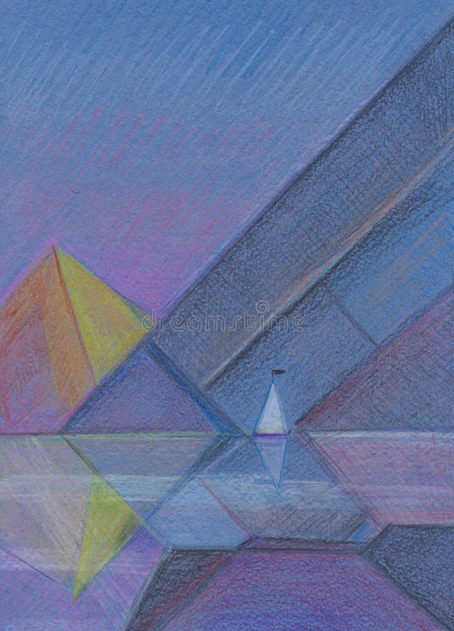 Abstract Picture, Reflection Stock Illustration - Illustration of ...