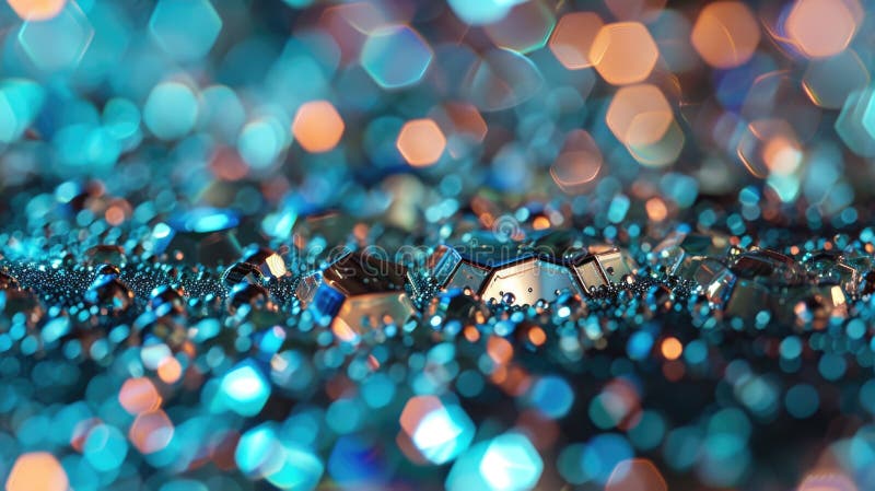 The Abstract Picture of Solid Shape Crystal Clear Object Form Together ...