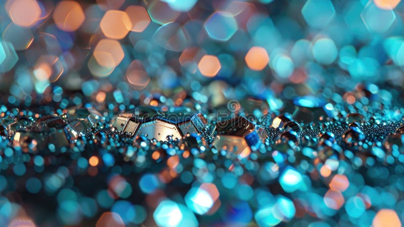 The Abstract Picture of Solid Shape Crystal Clear Object Form Together ...