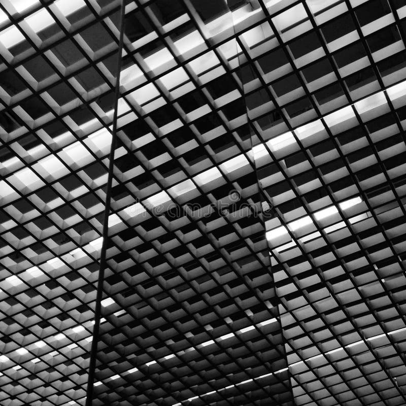 Abstract Picture of Square Reflection Stock Image - Image of monochrome ...