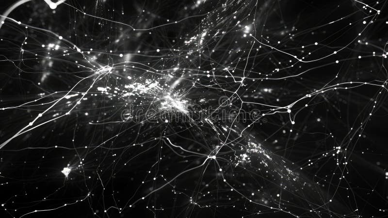 Abstract Picture of White Particle with Sparkle Atom of Energy Dynamic ...