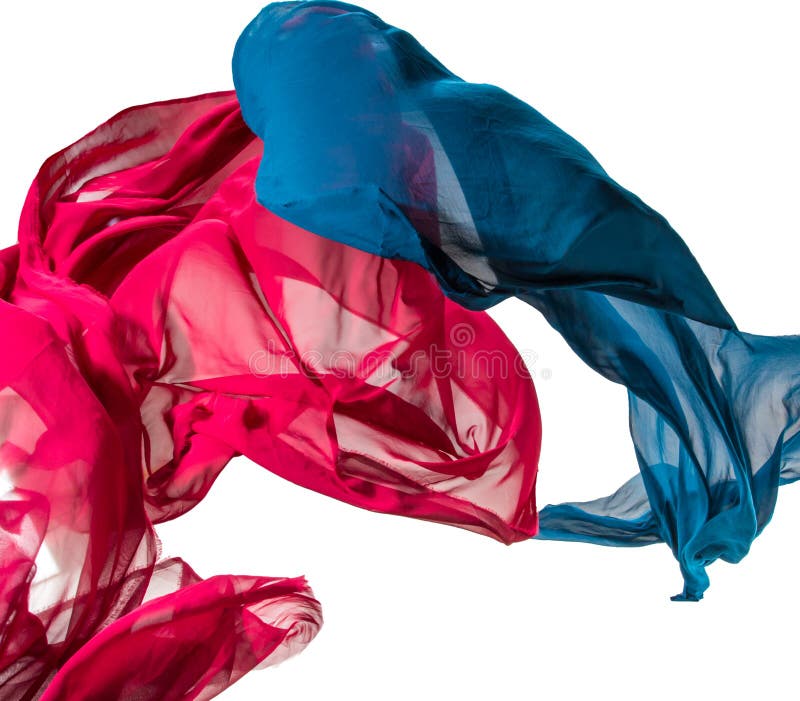 Fabric Cloth Flowing on Wind Stock Photo - Image of material, cloth ...