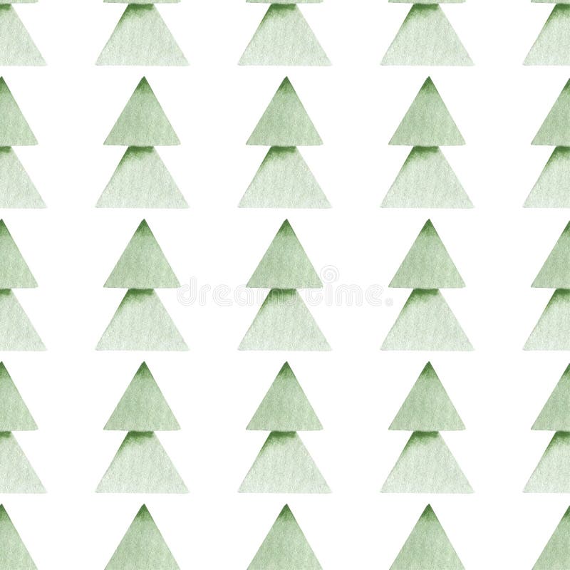 Abstract Pine Tree Forest Seamless Pattern Background Love Peace Stock ...