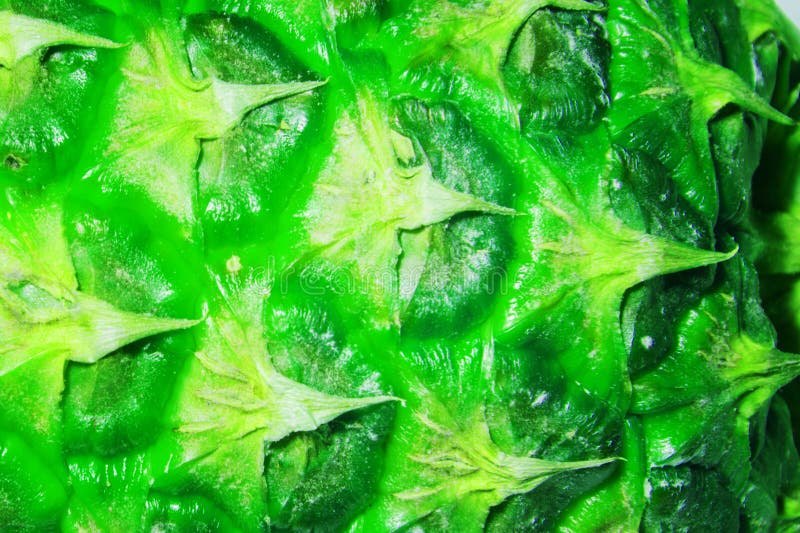 Abstract Pineapple Fruit Texture. Close Up Texture of Fresh Ripe ...