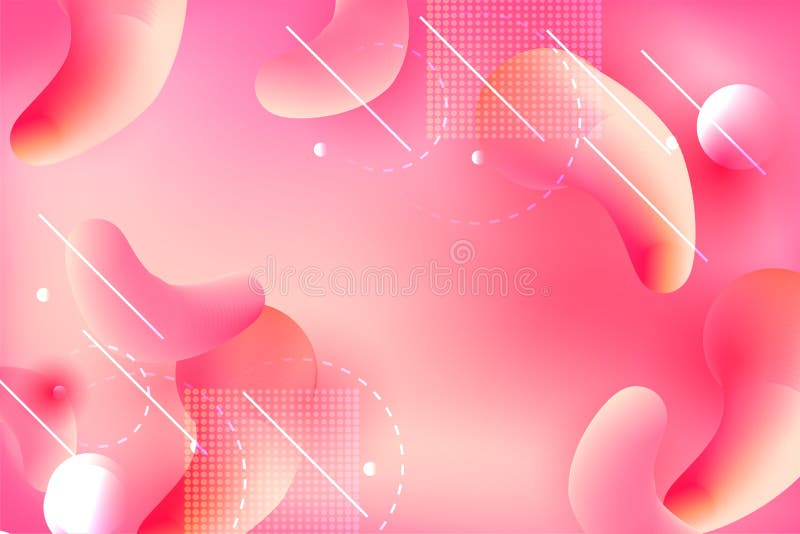 Abstract Pink Background with Beautiful Liquid Fluid for Posters ...