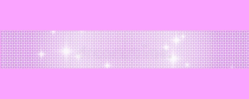 Abstract Pink Background with Horizontal Band of Square Grid Elements ...