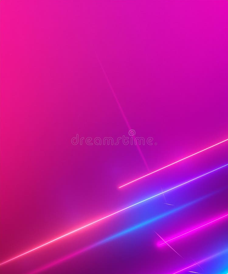 Abstract Pink Background with Neon Effects and Colorful Lights Stock ...